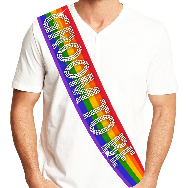 Gay Pride Parade Sashes Gay Wedding Lesbian Wedding Etsy