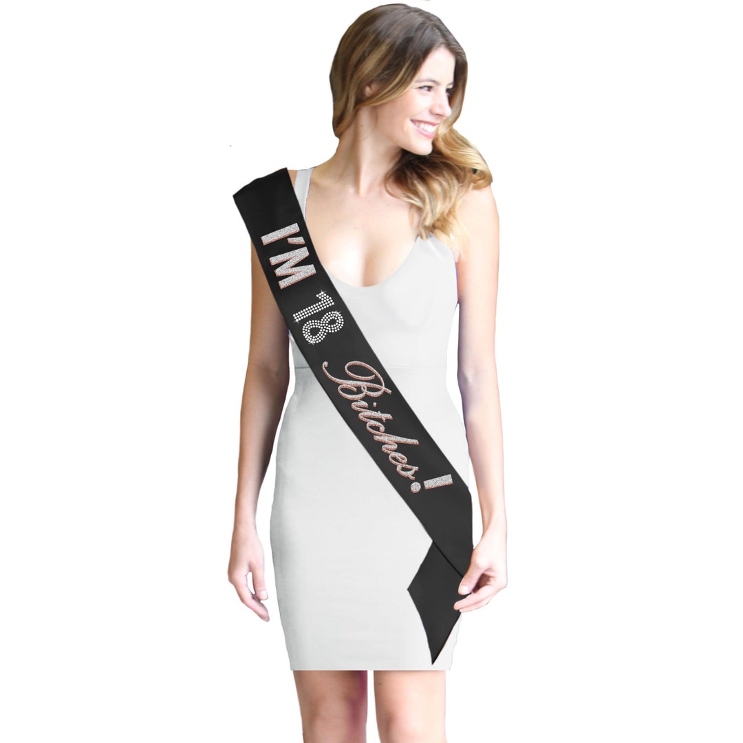 18th Birthday Sash 18th Birthday Party Gift for Daughter 18th Birthday ...