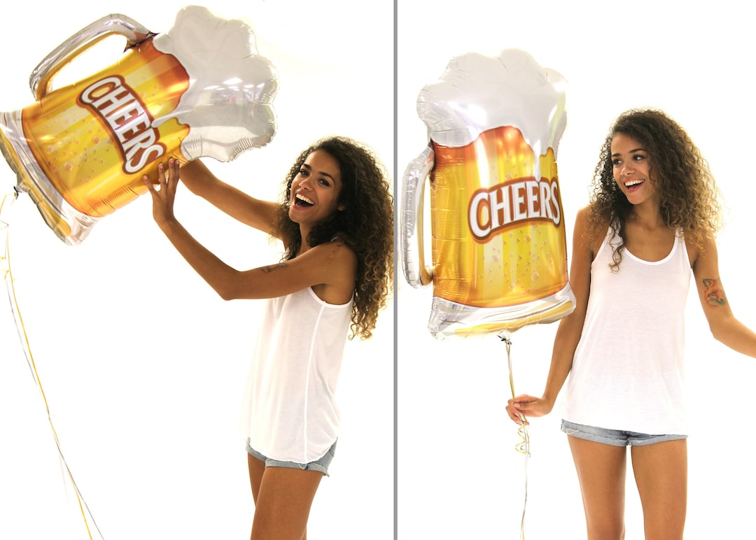 Jumbo Beer Mug Balloon Cheers and Beers Father's Day - Etsy