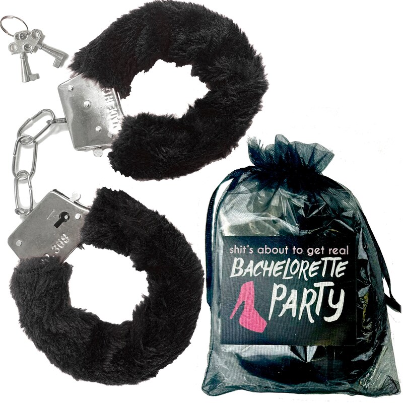 Fuzzy Handcuffs - Etsy