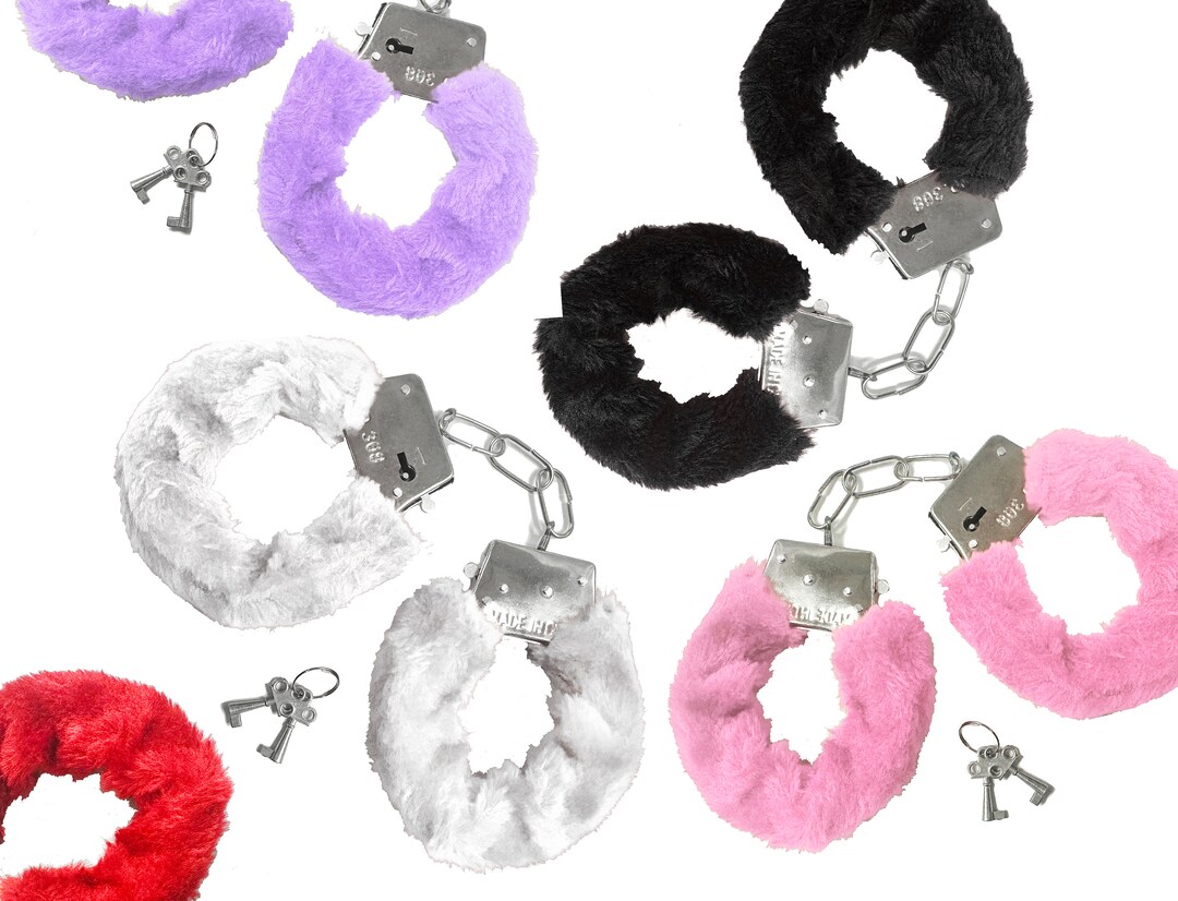 Couple Bedroom Gifts Anniversary Gift Fuzzy Handcuffs Wife Birthday ...