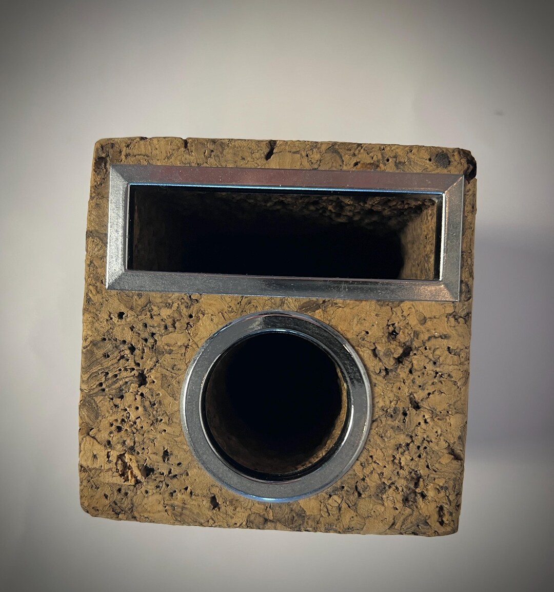 Vintage 1970s Park Sherman Rotating Cork Desk Caddy for Pens and ...