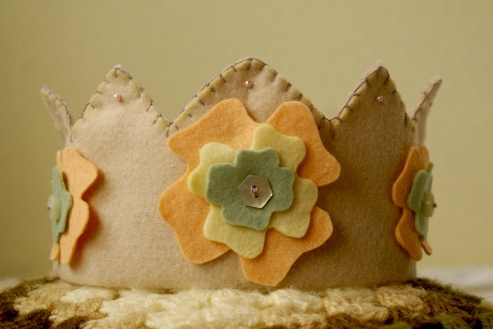 Birthday Crown Pattern Felt Crown Pattern Flower Crown Princess Crown Waldorf Brithday Crown - Etsy