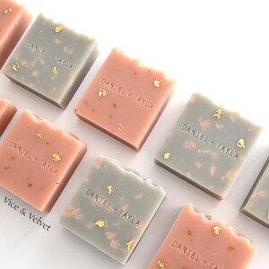 Custom Stamped Soap Favours Personalised for Your Wedding, Bridal ...