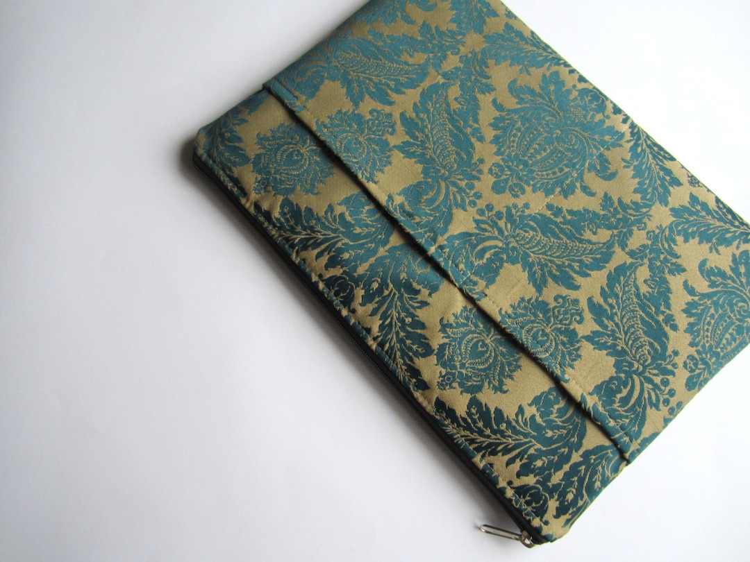Teal Damask MacBook Air/pro 13 Sleeve, Mac Pro 13 Retina Sleeve ...