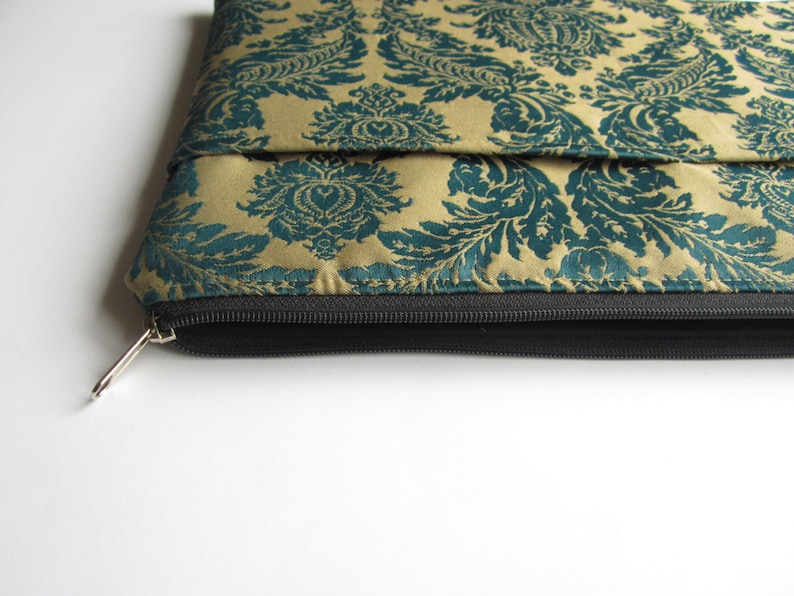 Teal Damask Macbook Air/pro 13 Sleeve Mac Pro 13 Retina | Etsy