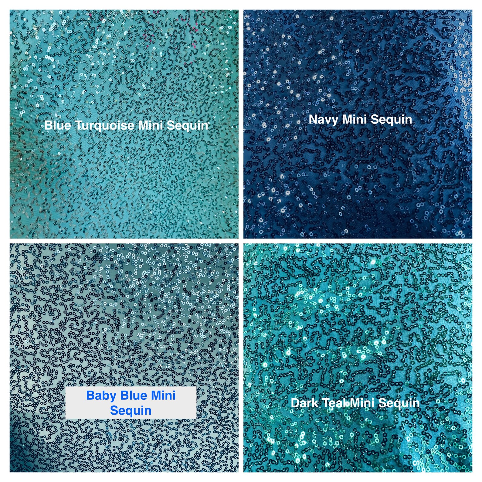 4 Way Stretch 3mm Mini Sequined Fabric - Etsy