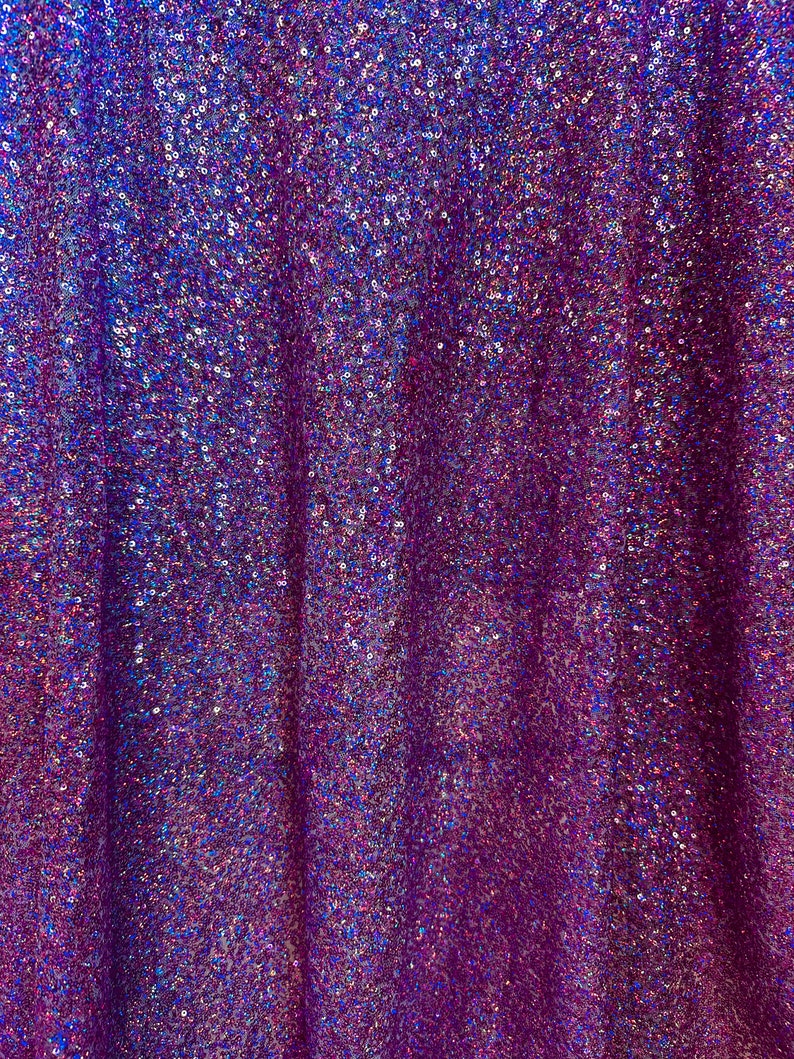 4 Way Stretch 3mm Mini Sequined Fabric - Etsy