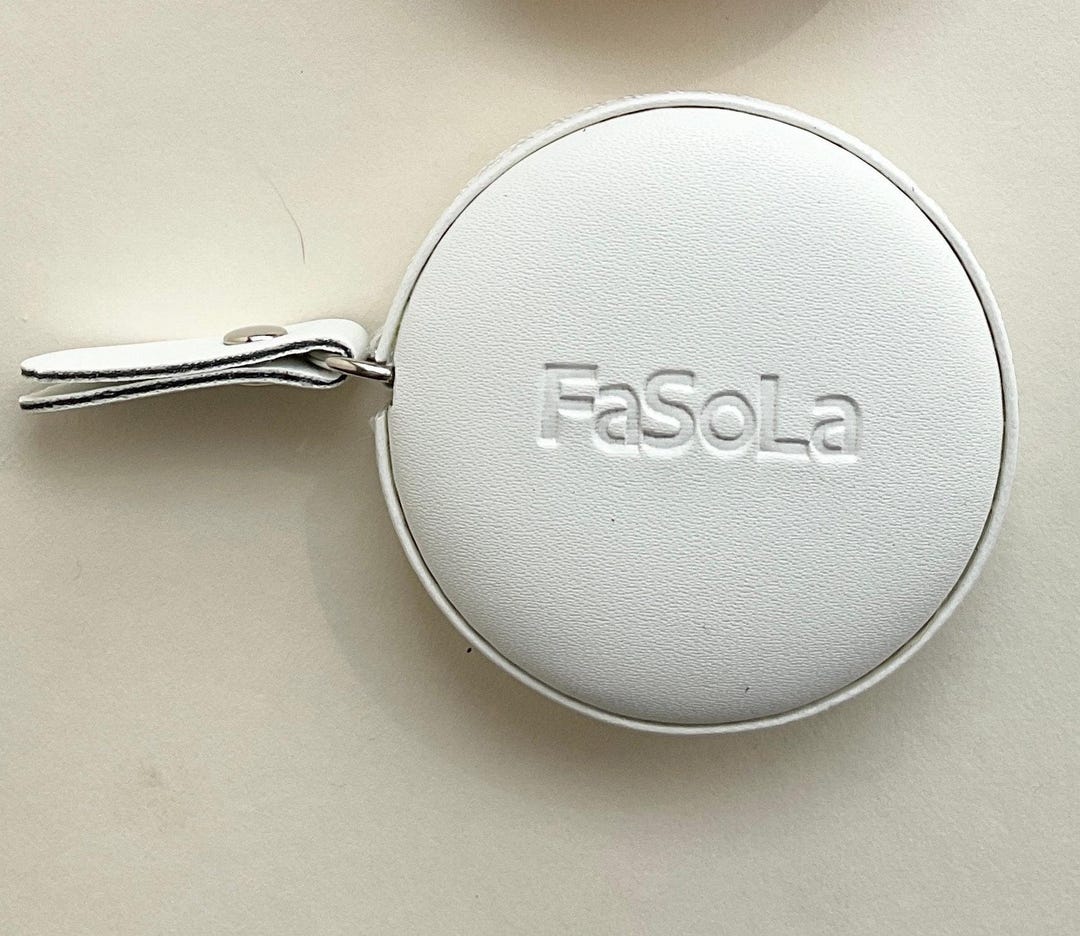 TAPE MEASURE, Leather-look, Retractable Tape, Leather Look, Small Round ...