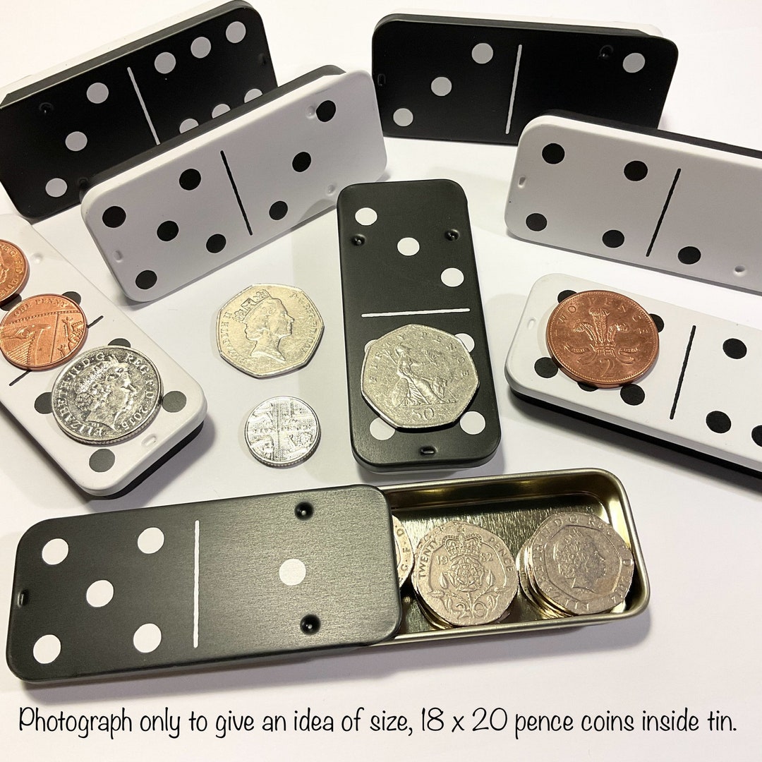 TINS, DOMINO Themed, Little Slider Tins, Perfectly Lovely Little Pocket ...
