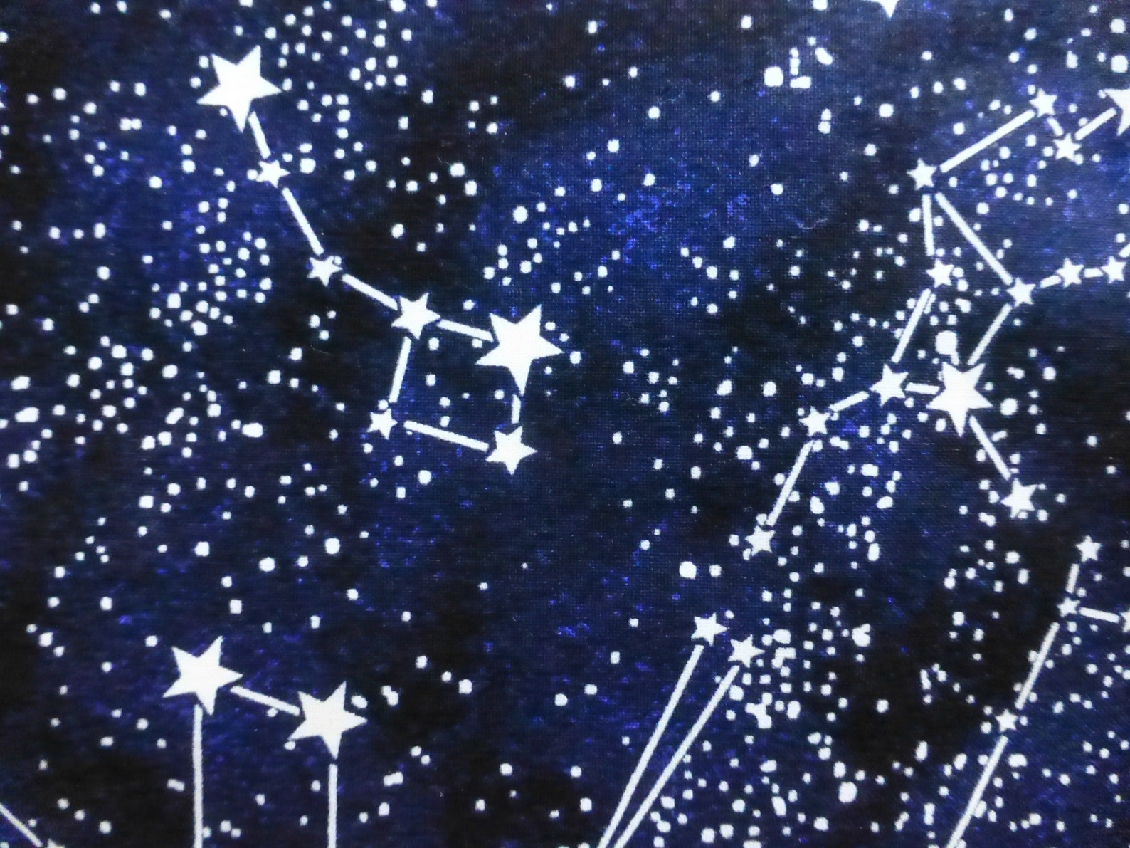 Constellations Glow-in-the-dark Cotton Fabric Padded Book ...