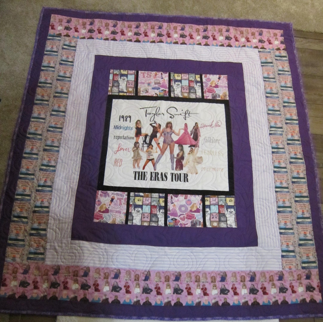 New USA Handmade Lap/throw Patchwork Quilt-taylor Swift Eras Tour ...