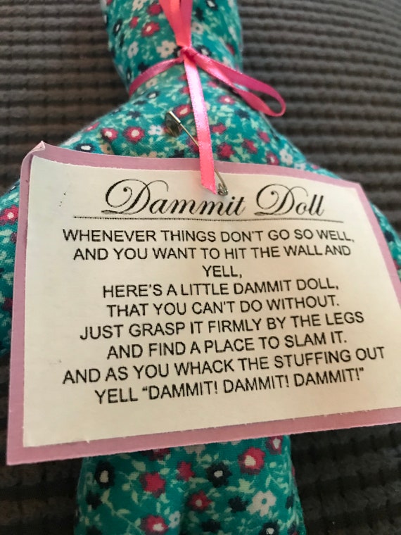 Dammit Dolls - Etsy