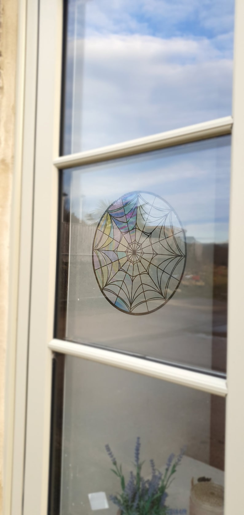 Wednesday Addams Transparent Enid Stained Glass Window - Etsy UK