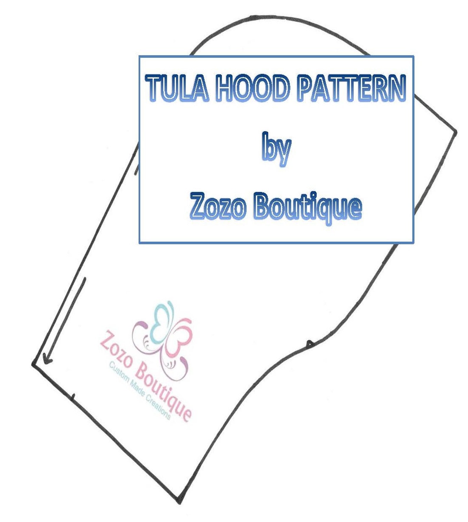 Tula Hoodie Hood Pattern and Tutorial Basic - Etsy