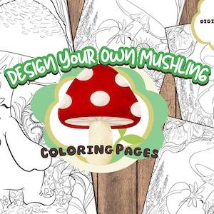 Design Your Own Mushling Coloring Pages - Pages for Ponyo - Coloring ...