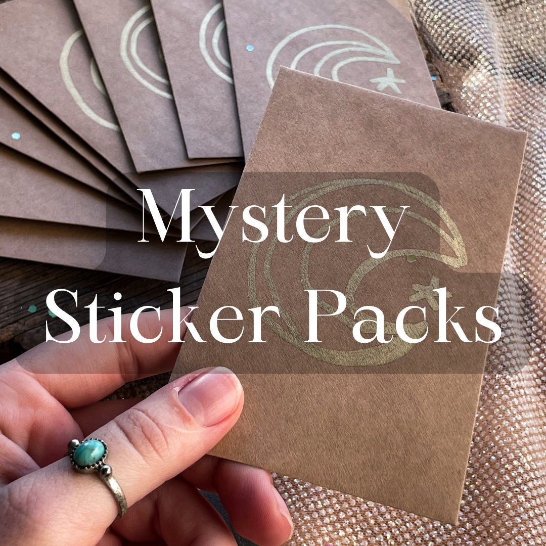 4pc Mystery Bogo Sticker Packs, Mushroom Stickers, Vinyl Stickers ...