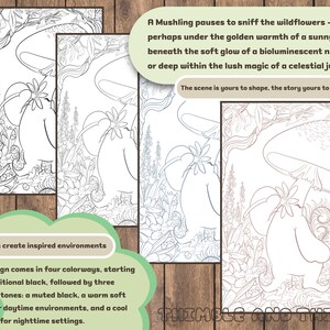 Design Your Own Mushling Coloring Pages - Pages for Ponyo - Coloring ...