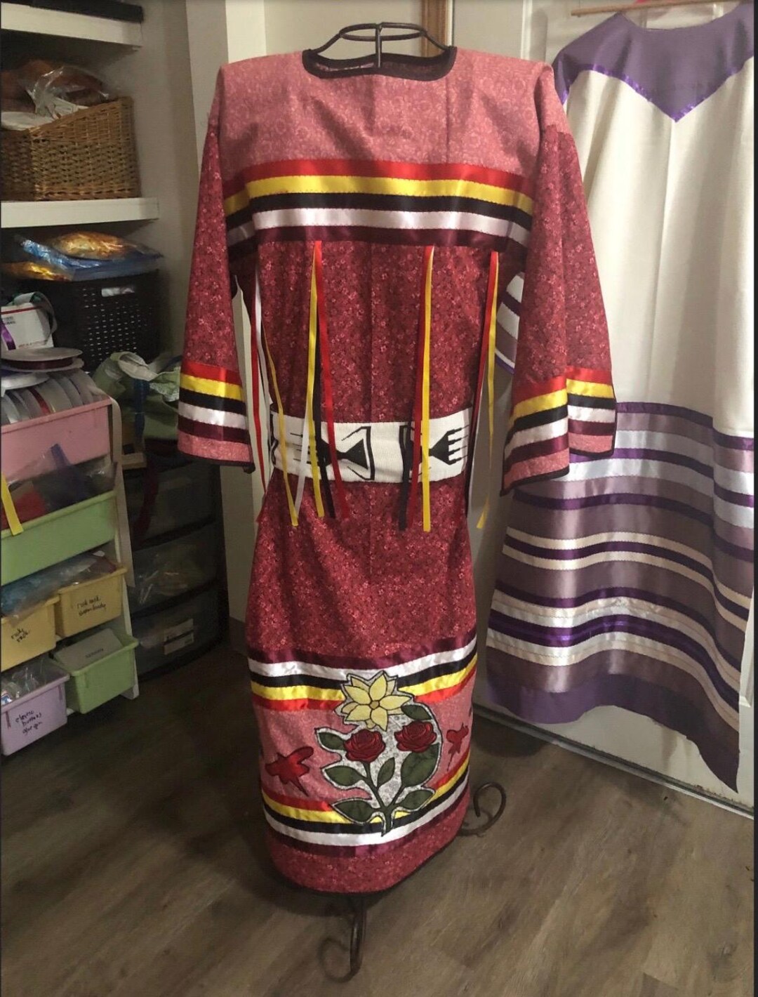 Ceremonial Wear, Ribbon Dresses, Pow Wow Regalia, Prayer Clothing - Etsy