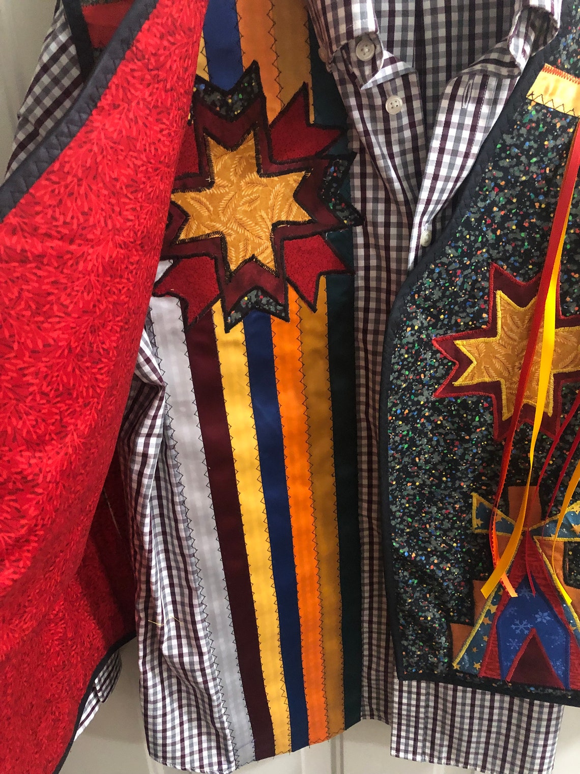 Ribbon Shirt, Skirt and Vest, Native Regalia, Pow Wow, Sundance ...