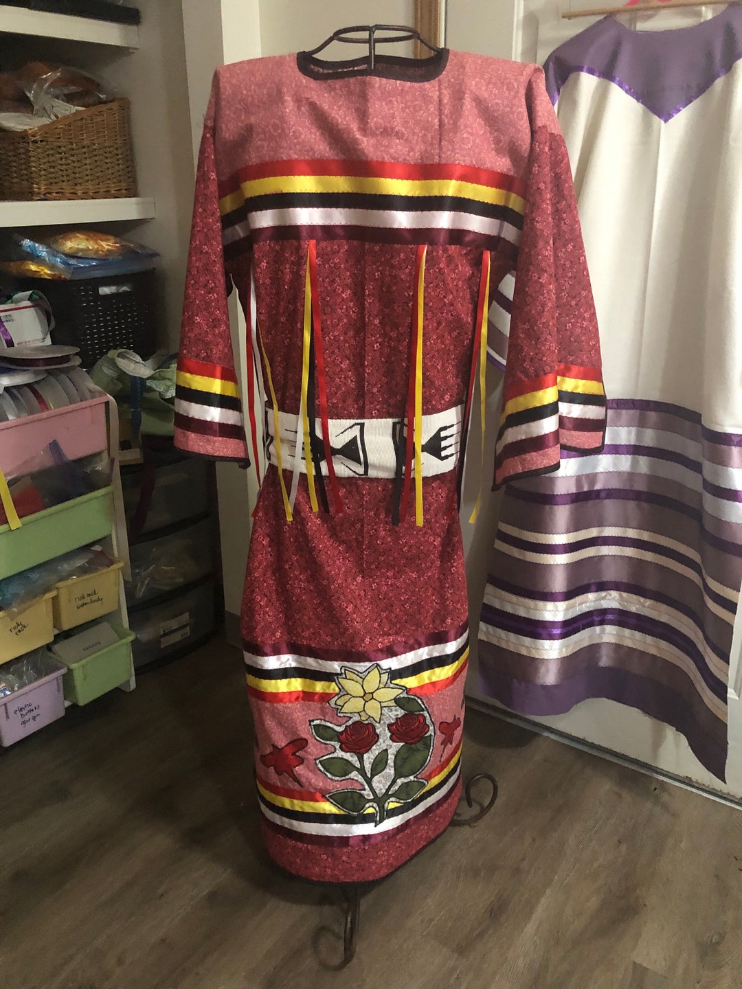 Ribbon Dress, Ceremonial Dress, Sundance Dress, Pow Wow Dress, Regalia ...