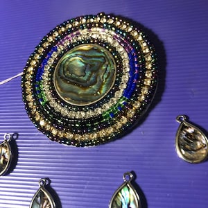 Traditional Beaded Shell Medallion - Etsy