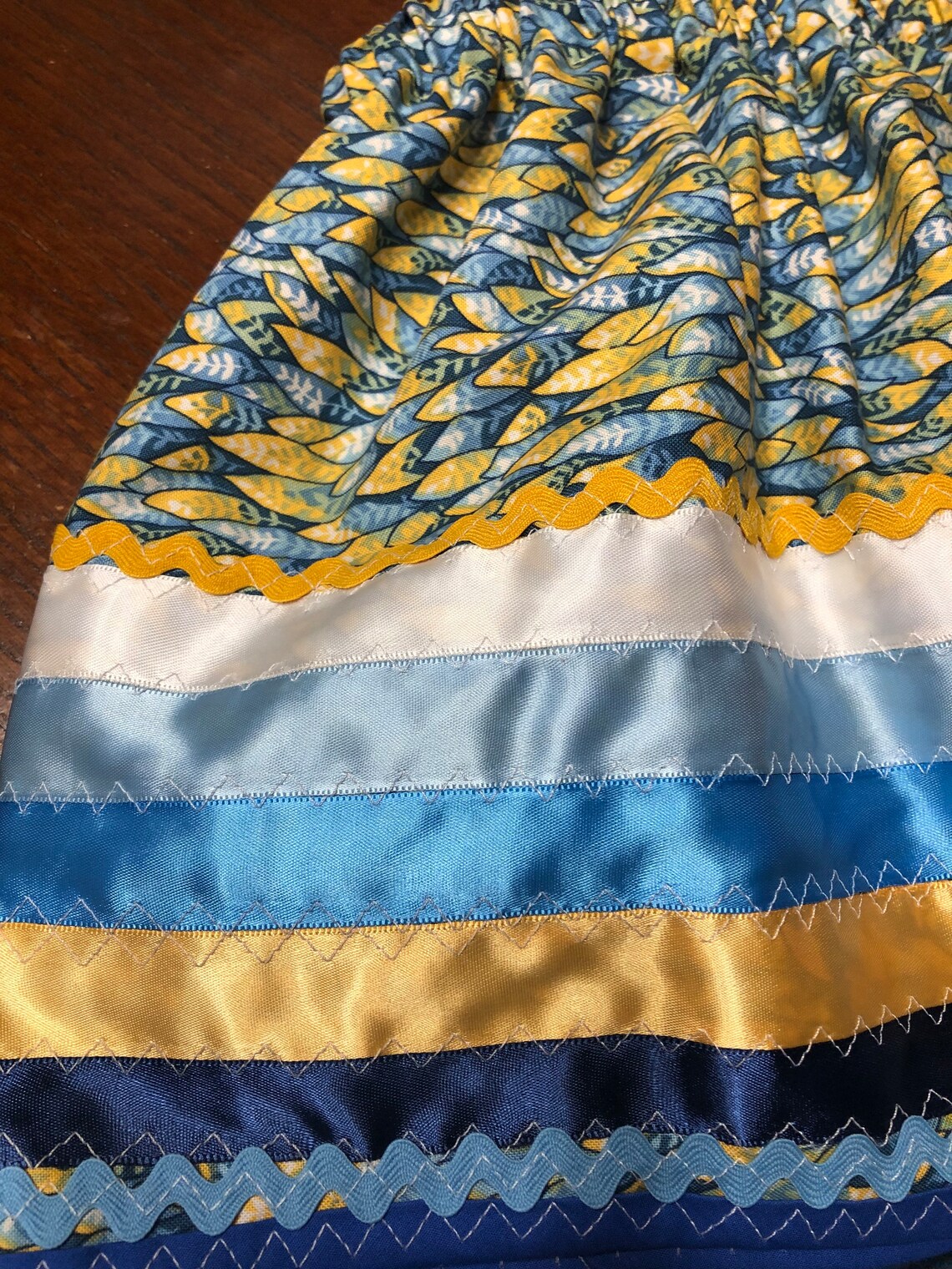 2T Childs Regalia Ribbon Skirt Ribbon Dress - Etsy