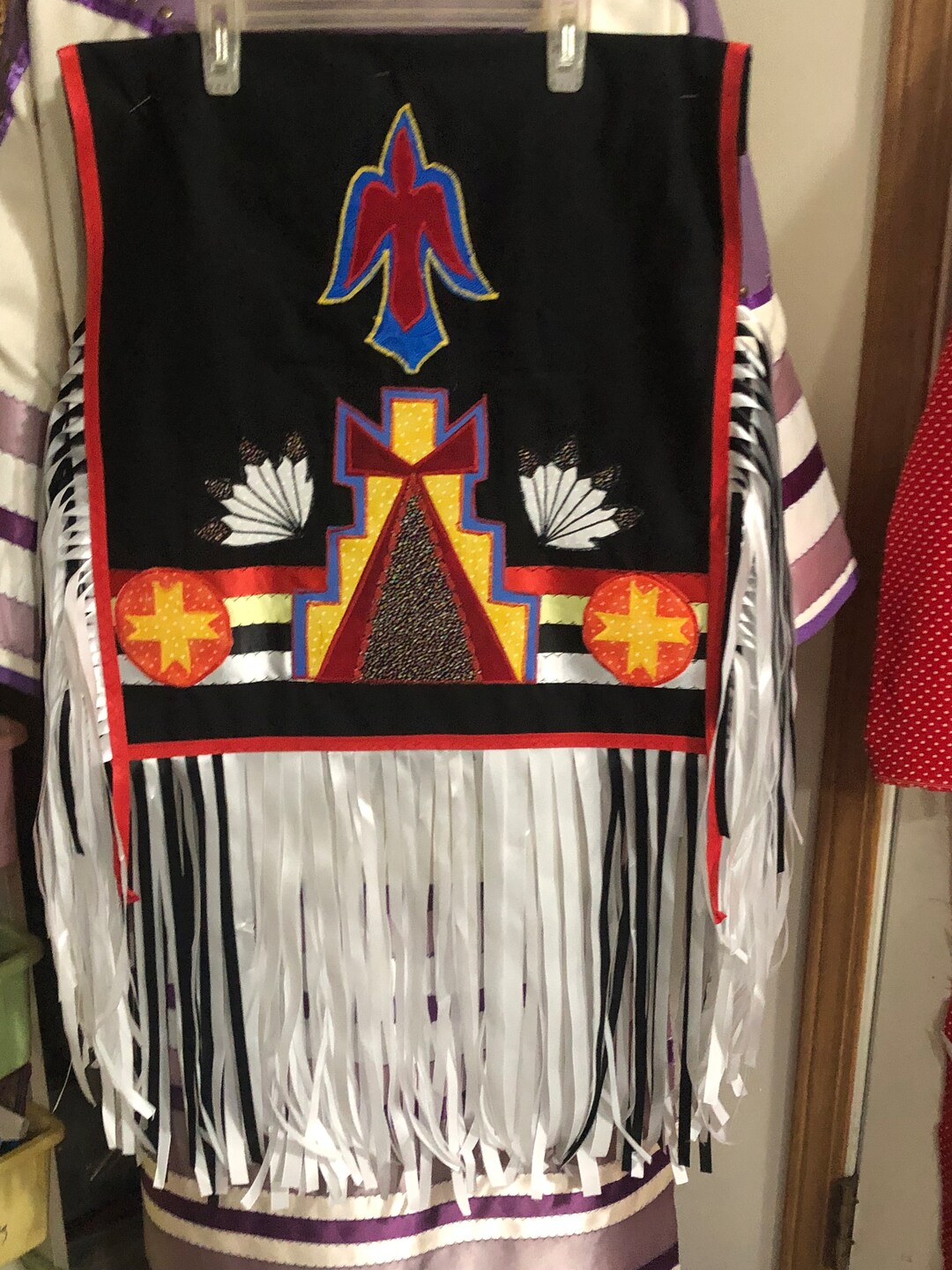 Men's Native American Breech Clout, Men's XL Grass Dance Leggings - Etsy