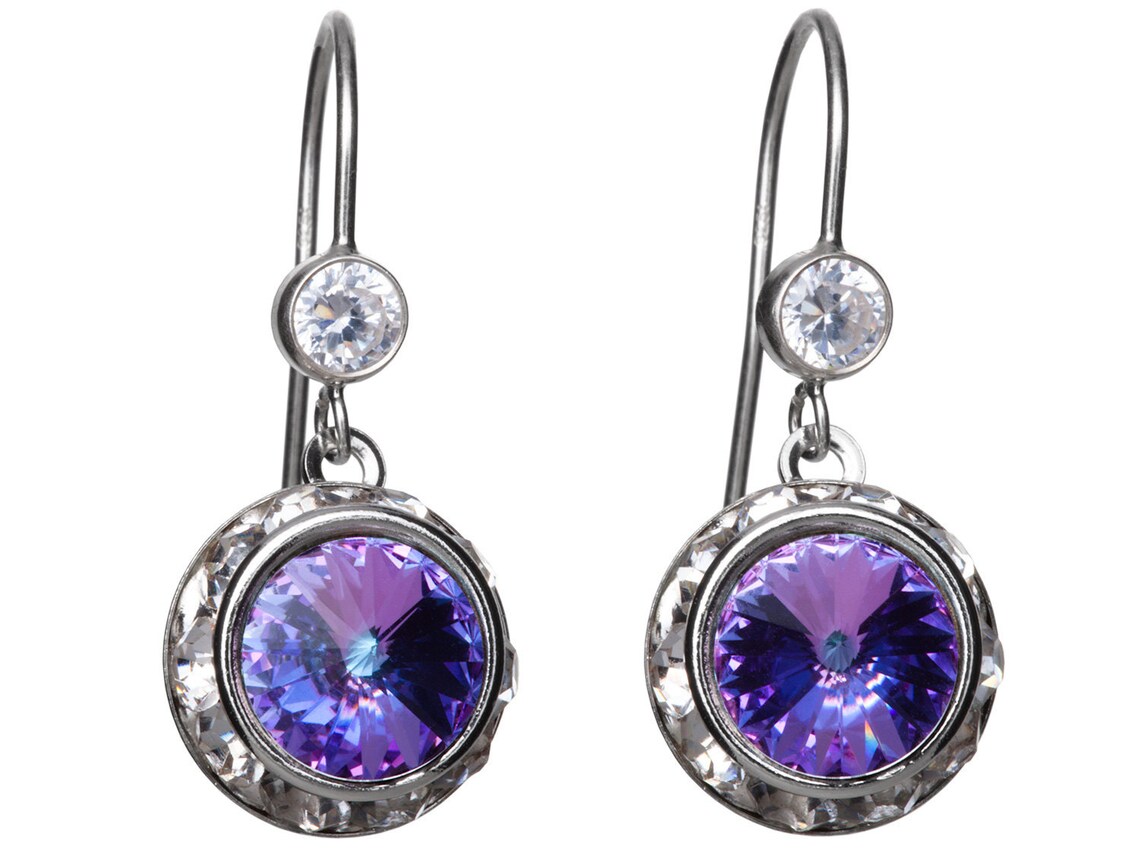 Set of 4 Crystal Bezeled Rivoli Holder for Swarovski 1122 SS39 8.3mm ...