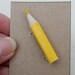 Yellow Pencil Brooch Perfect for Teachers and Illustrators, Perfect ...