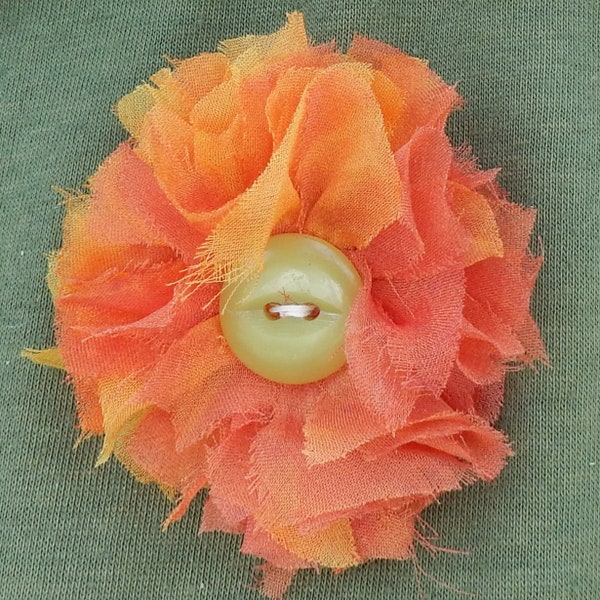 Peach Brooch - Etsy UK