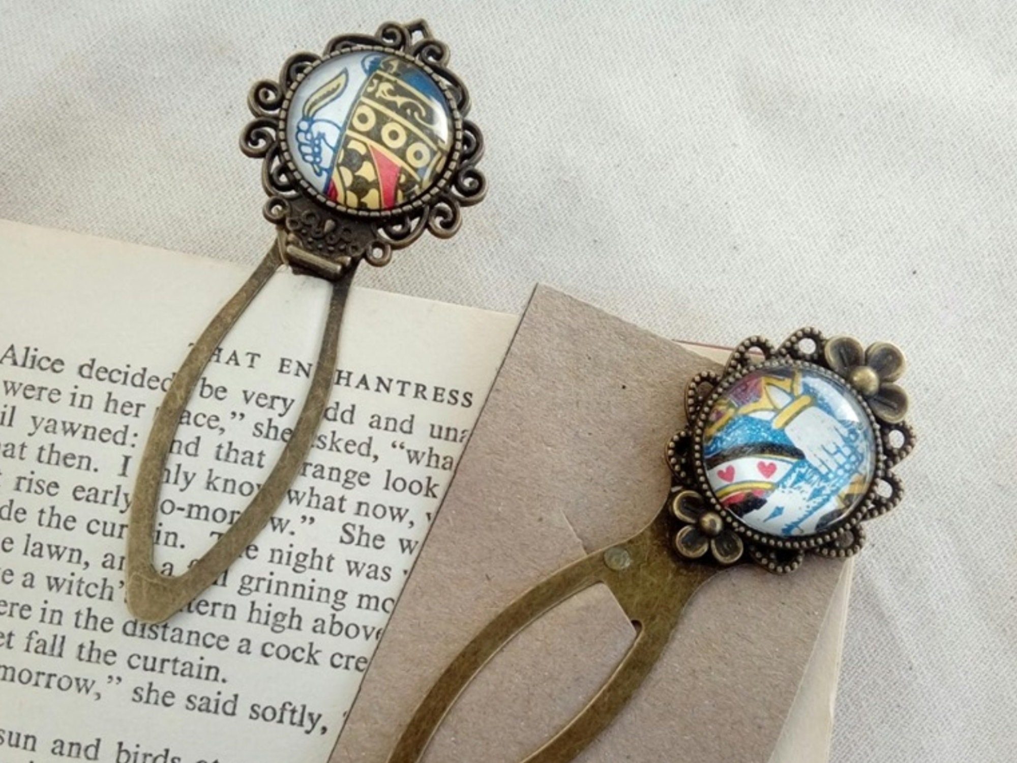 Upcycled Playing Card Bookmark Gift for Bookworm or Writer - Etsy