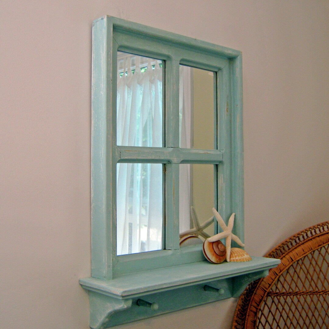 Framed Mirror Framed Blue Mirror Frame Blue - Etsy