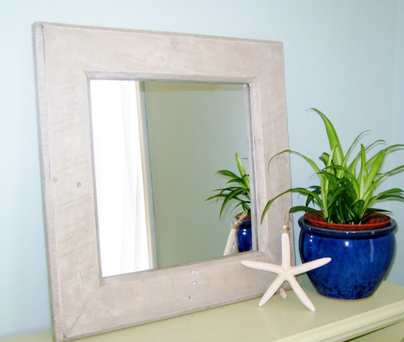SMALL RUSTIC MIRROR Rustic Wall Mirror Reclaimed Wood Mirror - Etsy