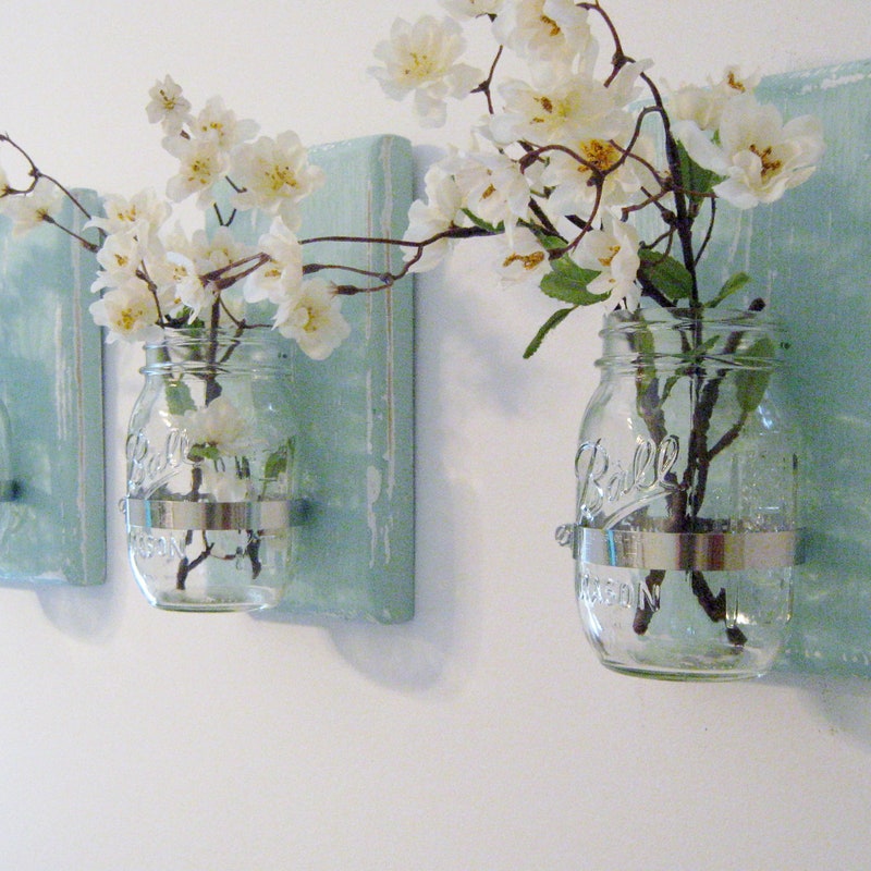 Mason Jar Wall Decor - Etsy