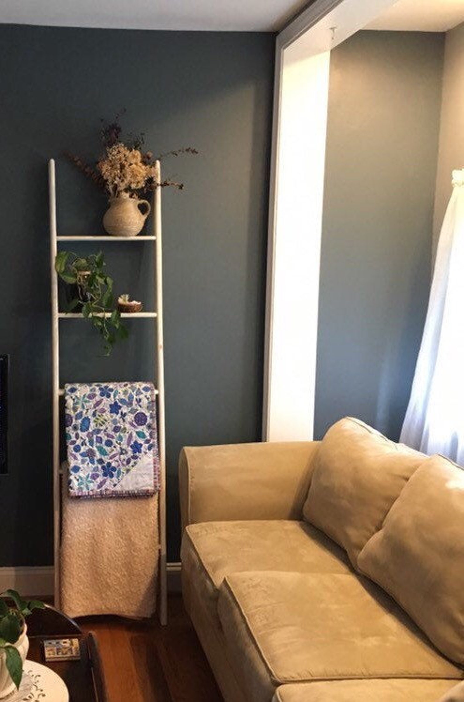 White Blanket Ladder Blanket Ladder 6 Ft | Etsy