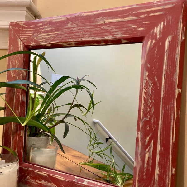 Rustic Mirror - Etsy
