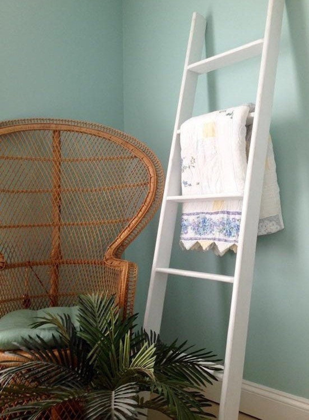 White Blanket Ladder, Blanket Ladder 6 Ft - Etsy