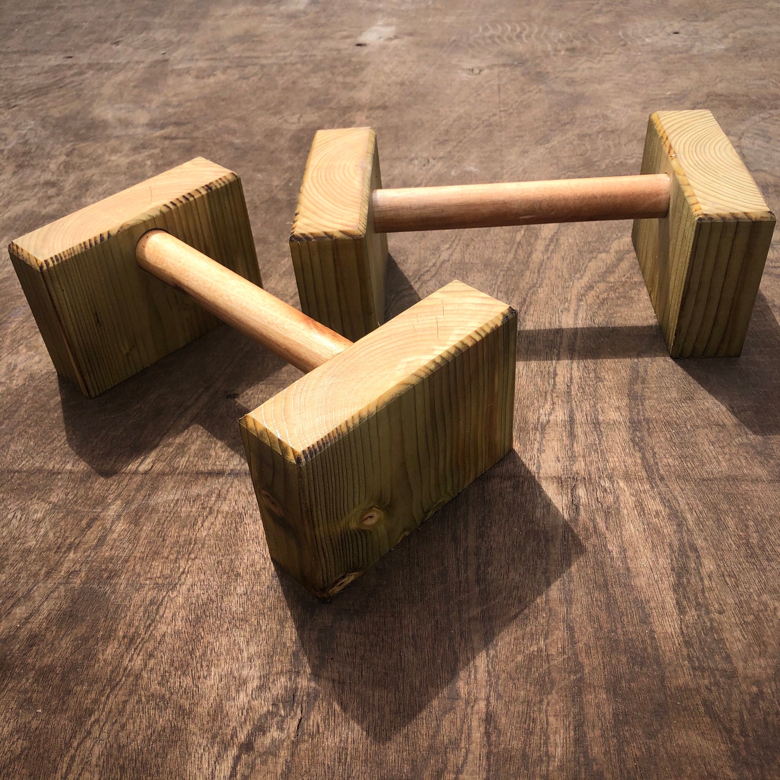 PLAIN Mini Parallettes Push up Bars Handstand Bar - Etsy