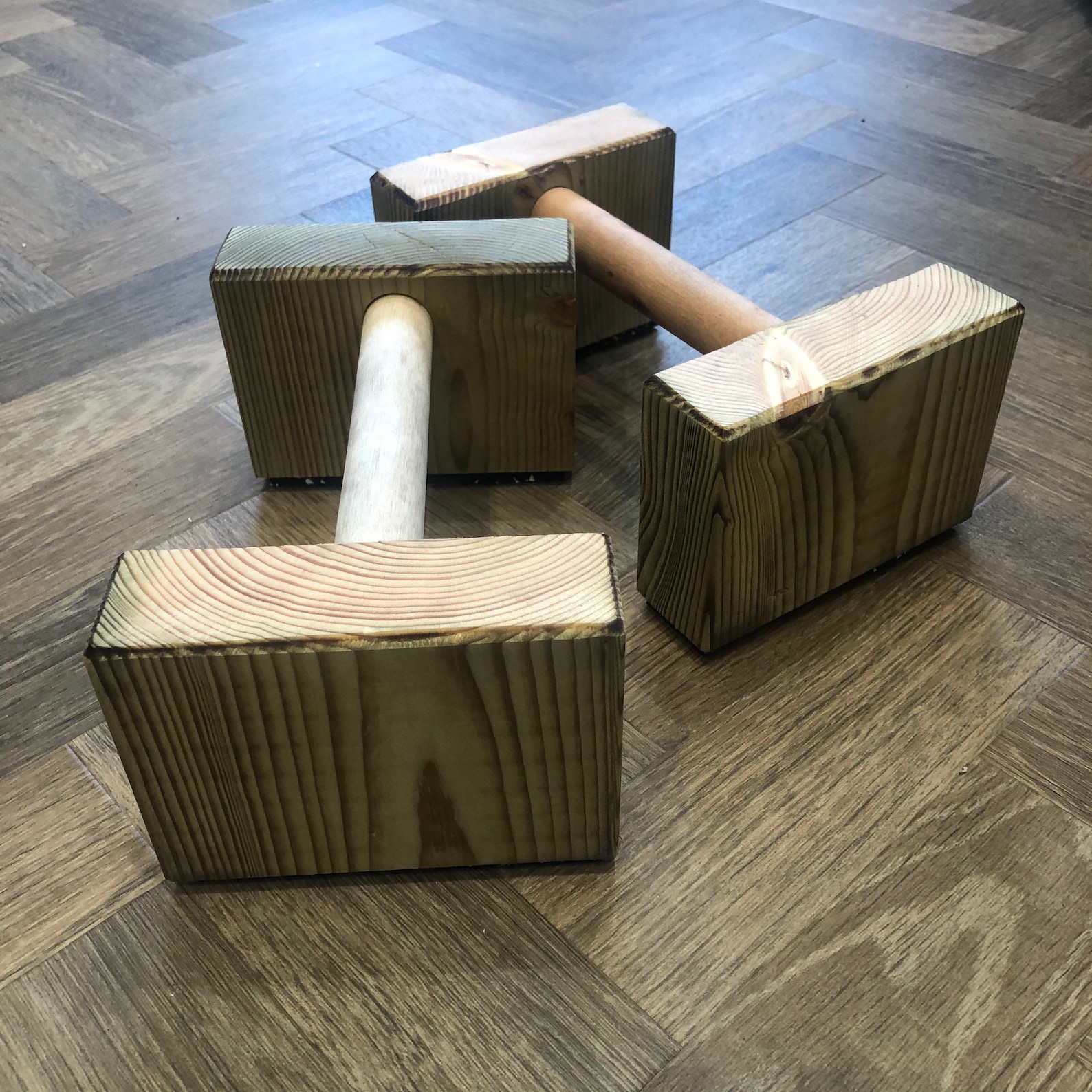 PLAIN Mini Parallettes Push up Bars Handstand Bar - Etsy