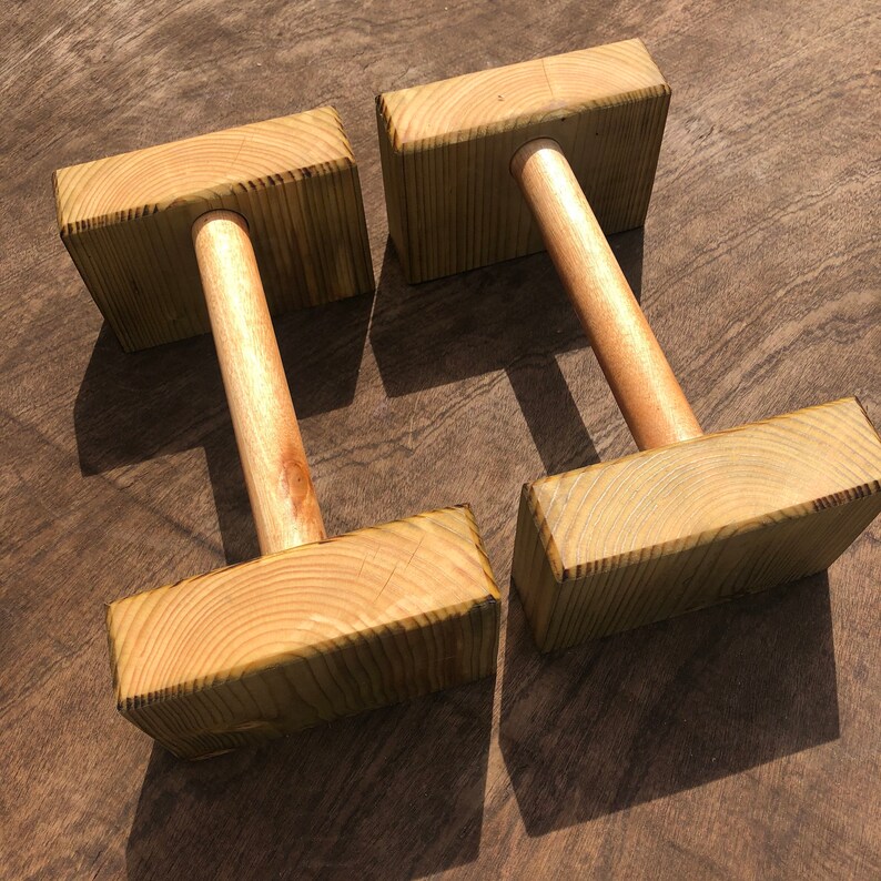 PLAIN Mini Parallettes Push up Bars Handstand Bar - Etsy
