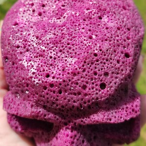 Gorgeous!!! - Rare 5.75" Man-made Ruby Crystal Skull - Reiki, Chakra ...