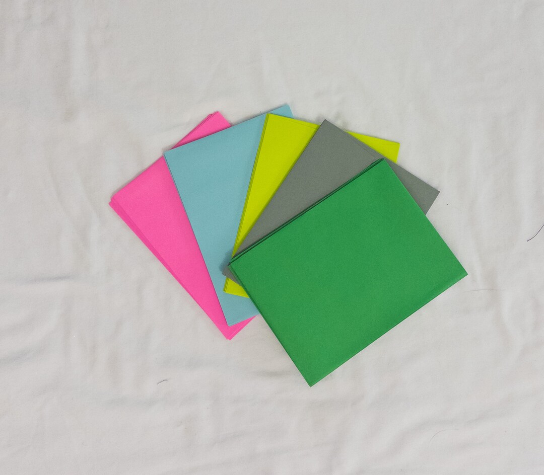 25 Mixed Colors 4x6 Invitation Envelopes Set of 25 Size A6 - Etsy