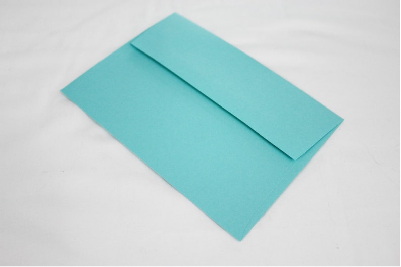10 Aqua Blue 4x6 Invitation Envelopes Set of 10 Size A6 - Etsy