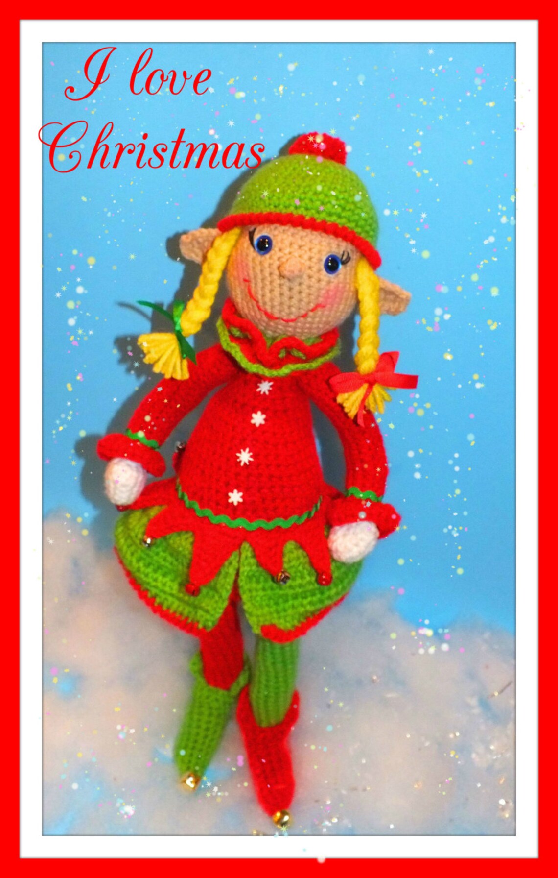 Bells the Christmas Elf Pattern© - Etsy