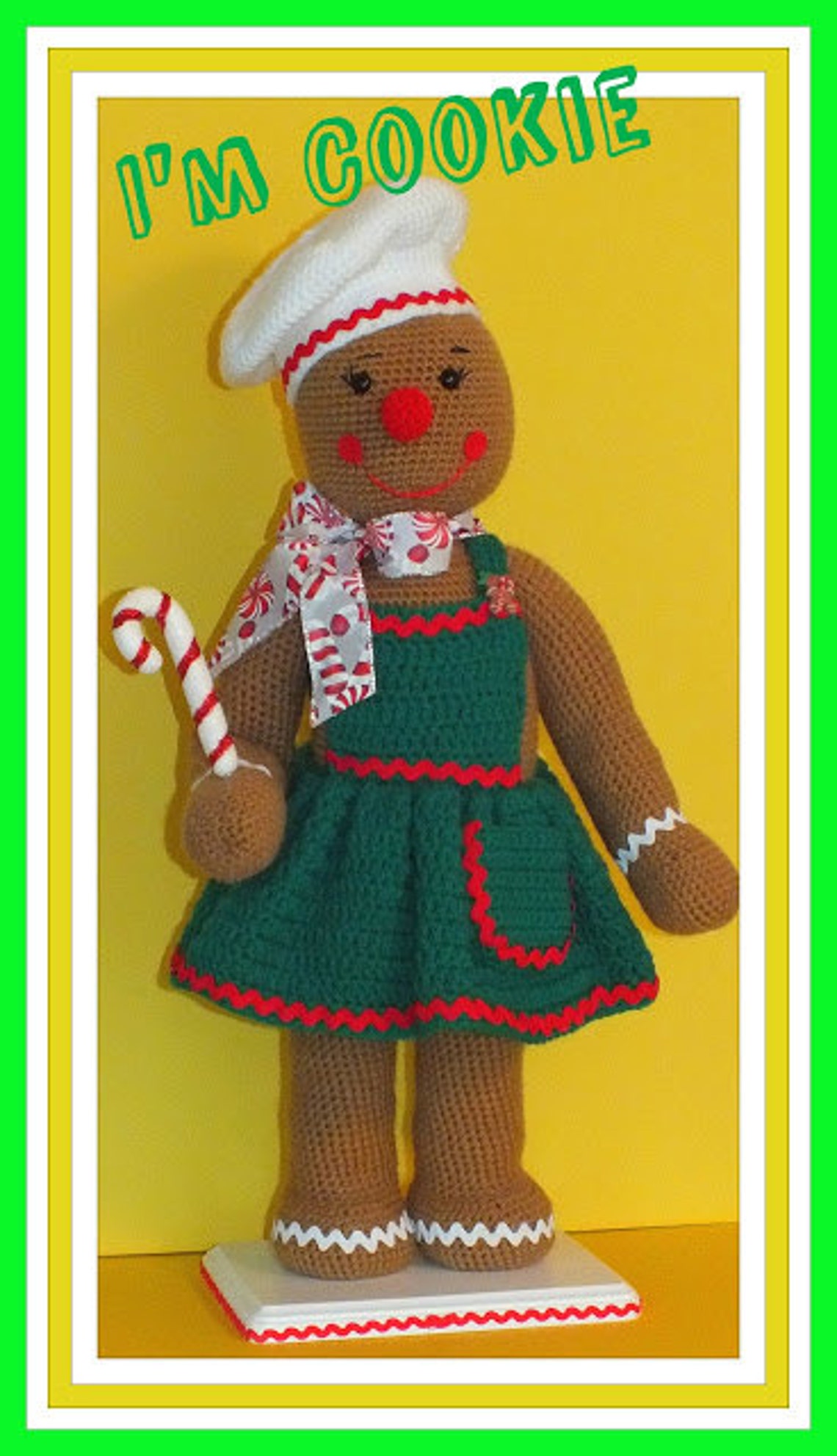 Chip & Cookie Christmas Gingerbread Doll Pattern© Updated!! - Etsy
