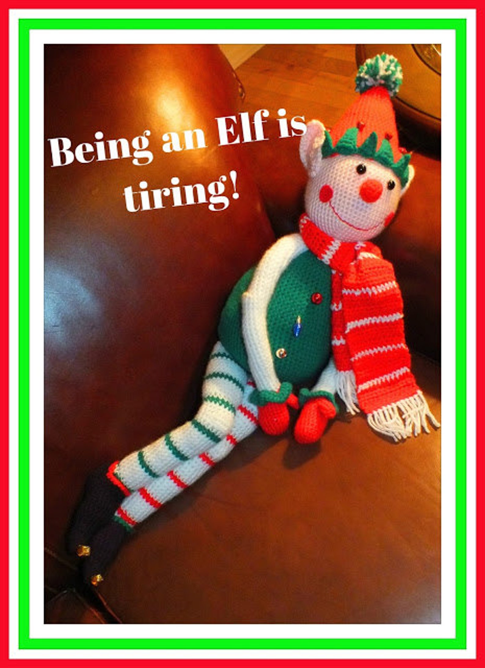 Jingle the Christmas Elf Crochet Doll Pattern© - Etsy