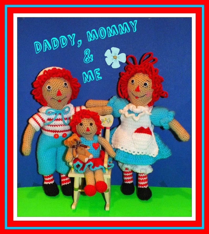 Classic Crochet Rag Dolls Pattern© - Etsy