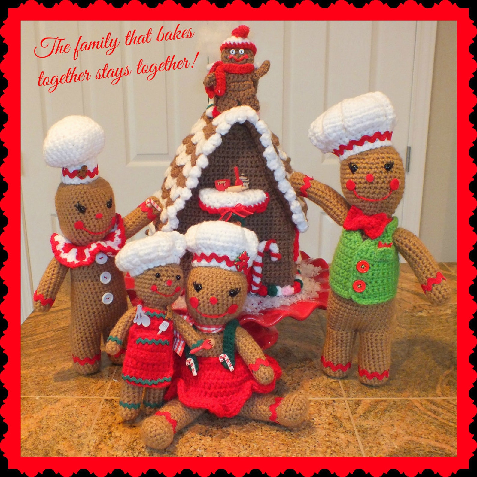 Christmas Gingerbread Crochet Doll Family Pattern© - Etsy