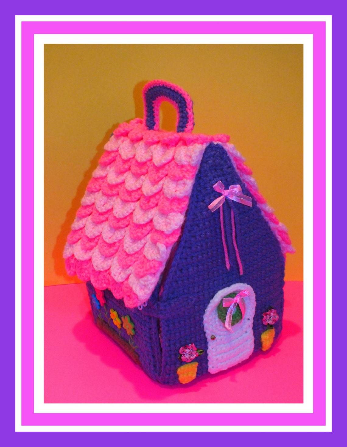 Connie's Portable Purple Doll House© Christmas Gingerbread House ...